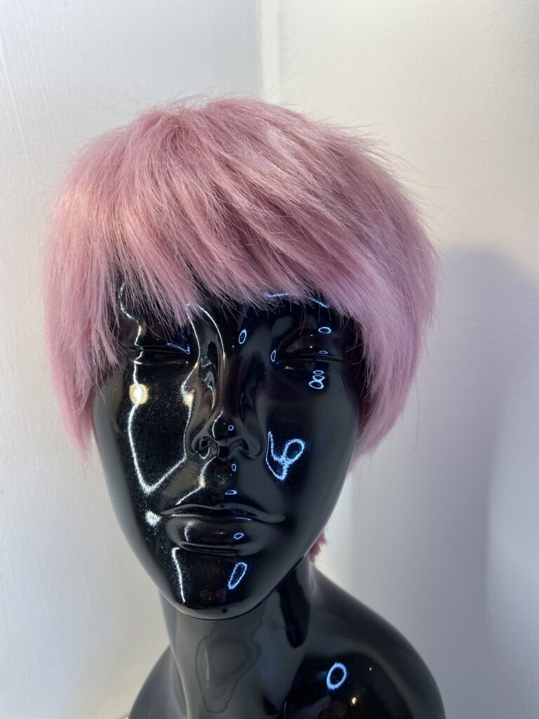 Short pink new wig. Pinkss104 – Wigbank